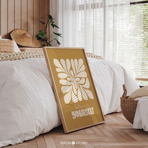 Believe in Yourself Printable Motivational Wall Art, Inspirational ...