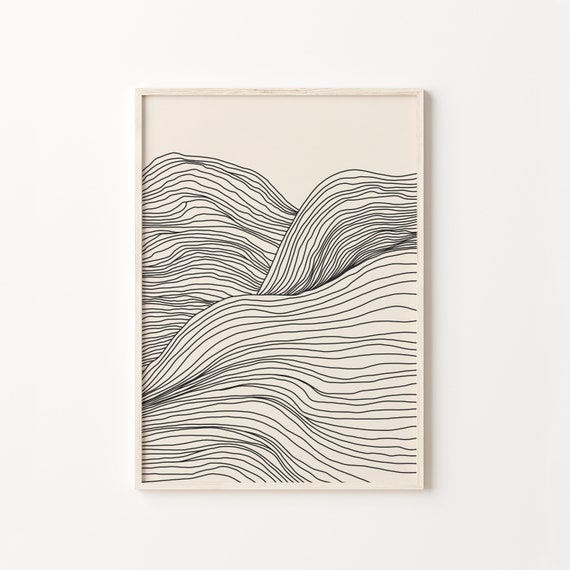 Abstract Straight Line Art