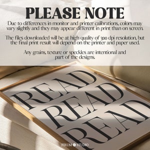 Minimalist Reading Corner Downloadable Art Poster, Modern Library Art ...