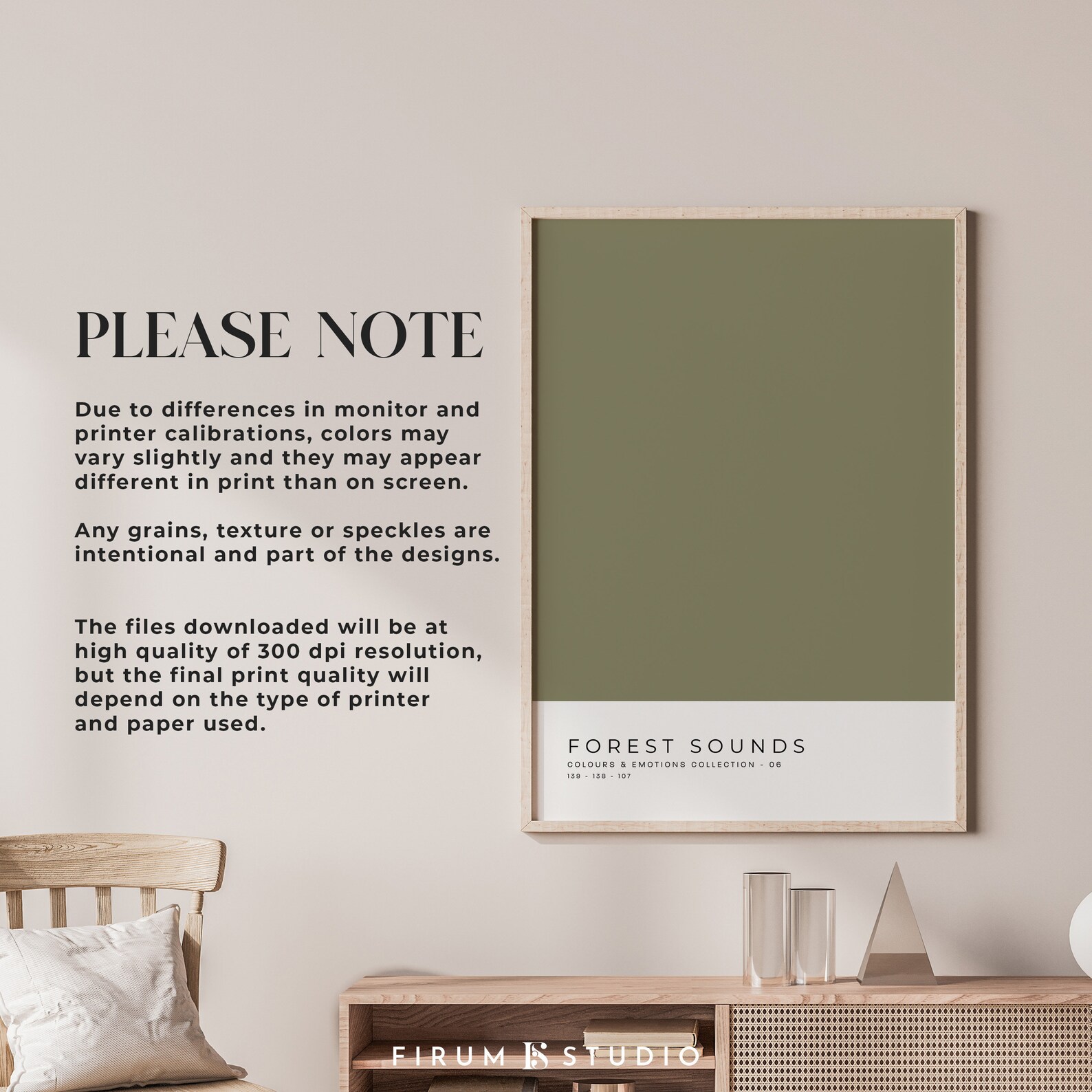 Color Block Print Sage Green Wall Art Printable Wall Art - Etsy