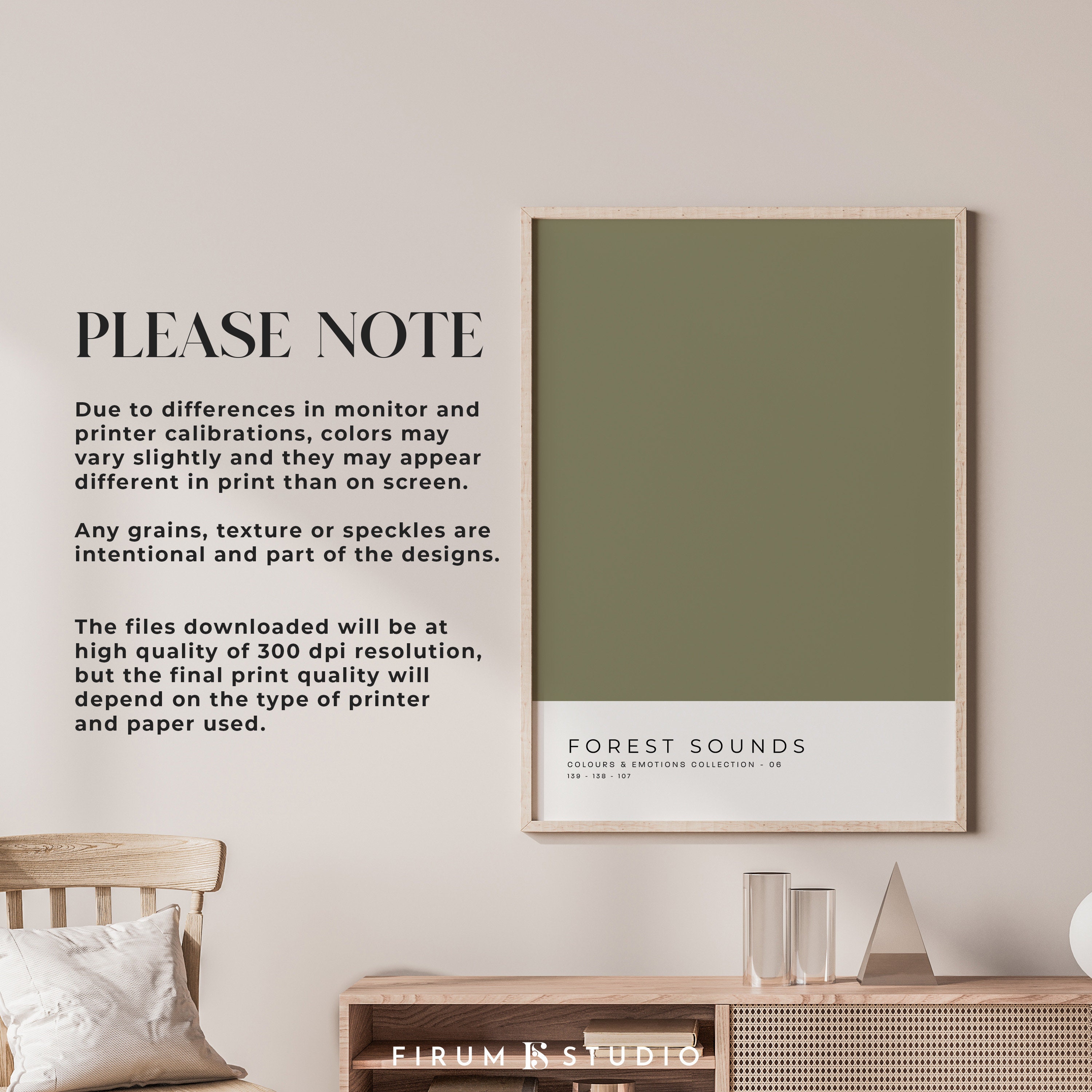 Color Block Print Sage Green Wall Art Printable Wall Art - Etsy