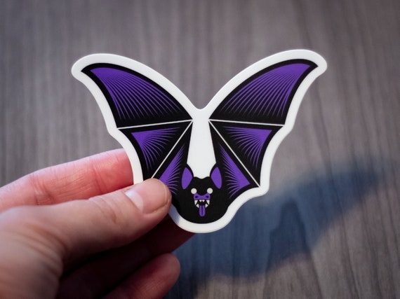 Fledermaus Sticker Gruselige Sticker Vampir Fledermaus - Etsy.de