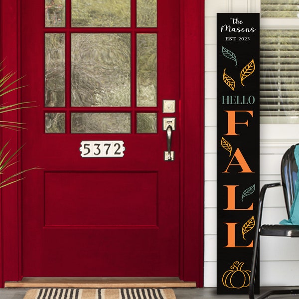 Fall Welcome Sign - Etsy