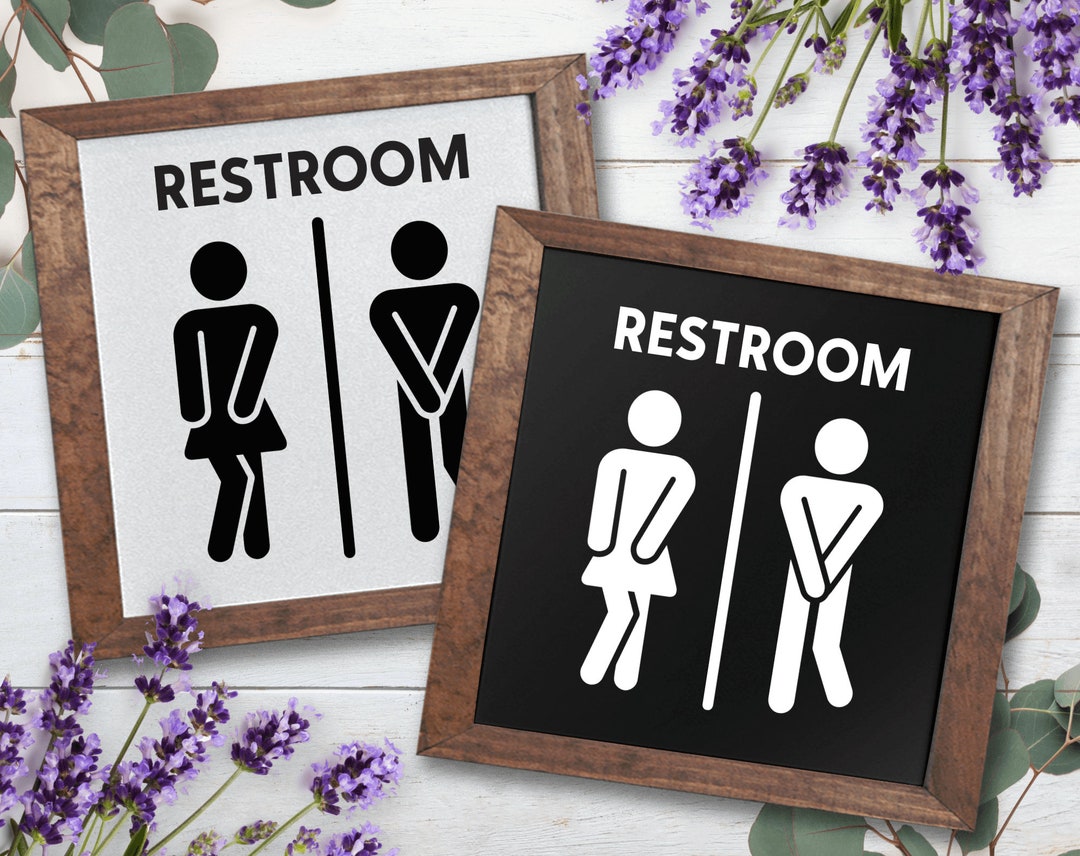 Restroom Sign, Funny Restroom Sign, Business Signs, Funny Business ...