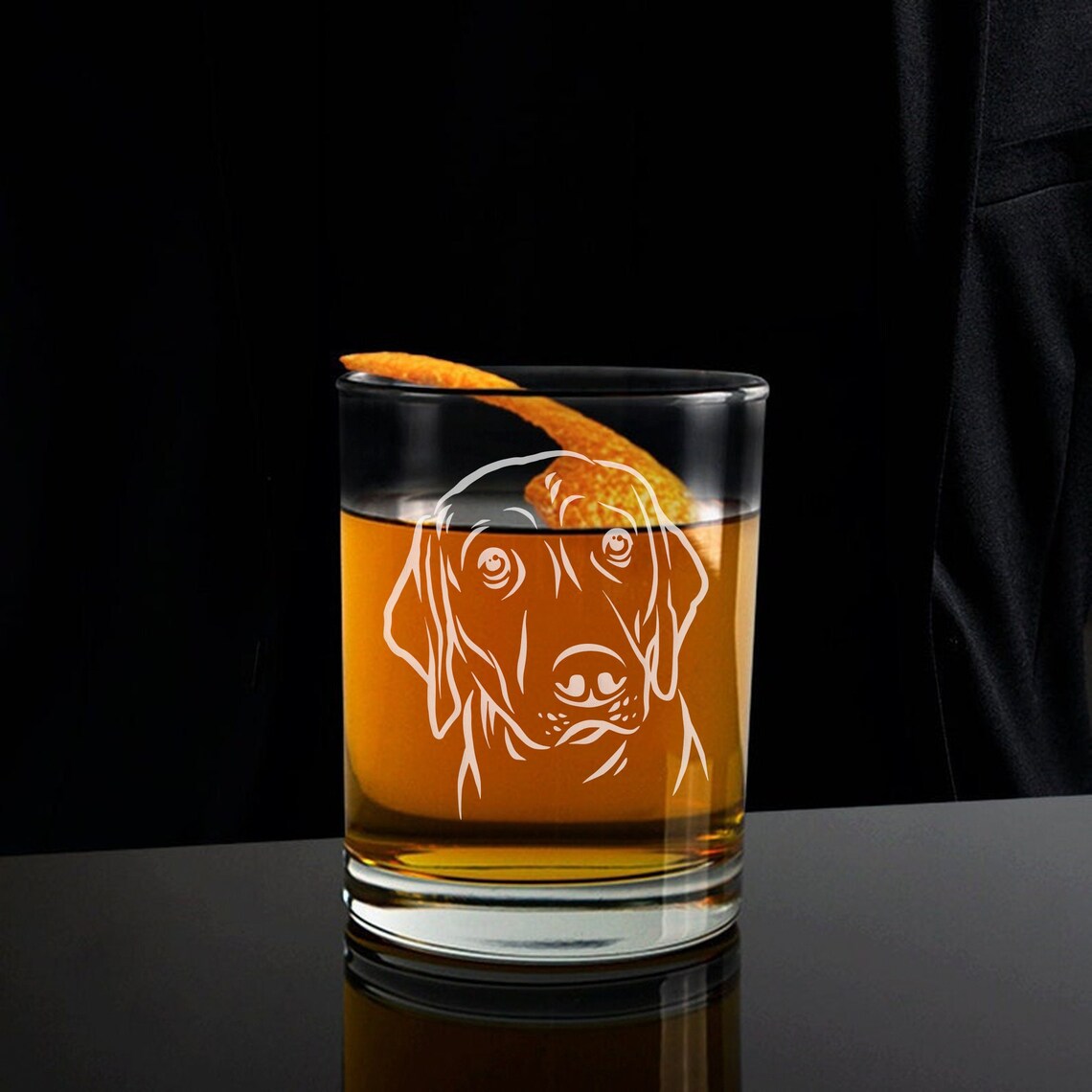Labrador Whiskey Glass Labrador Whiskey Glasses Animal - Etsy