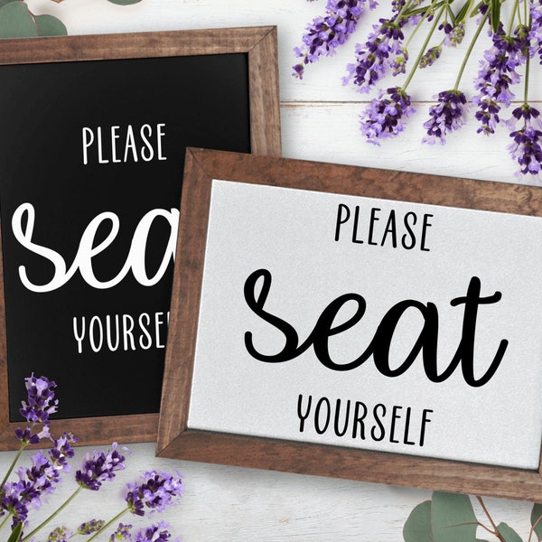 Welcome Please Seat Yourself - Etsy