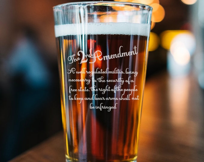 Distressed American Flag Beer Glass - Etsy