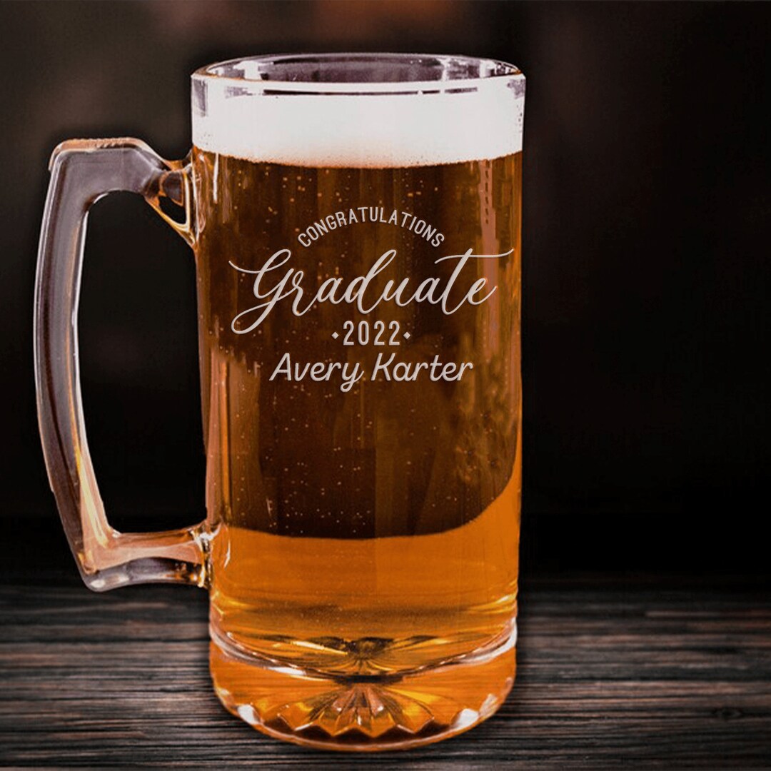 College Graduation Gift, Graduation Beer Mug, Graduation Gift, College ...
