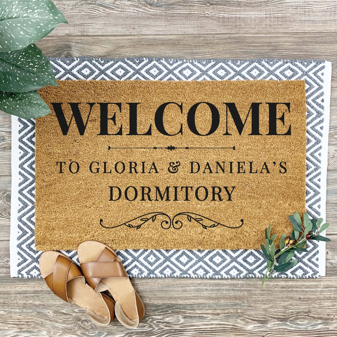 Dorm Decor, Dorm Room Welcome Mat, Dorm Gift - Etsy