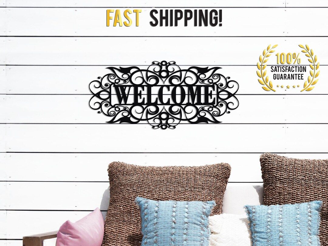 Metal Name Sign, Custom Metal Sign, Metal Family Name Sign, Metal ...