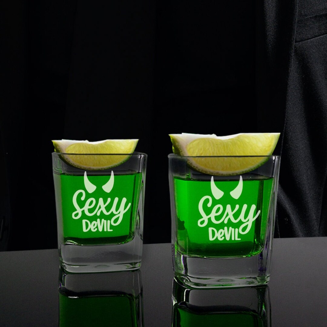 Sexy Devil Shot Glasses, Sexy Shot Glasses, Funny Shot Glasses, Custom ...