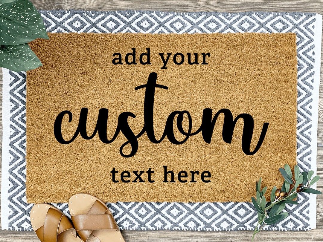 Custom Welcome Mat, Personalized Doormats, Housewarming Gift, Home ...