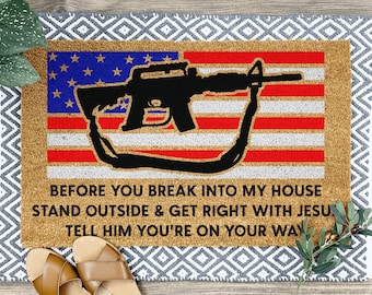 Before You Break Into My House Sign - Etsy