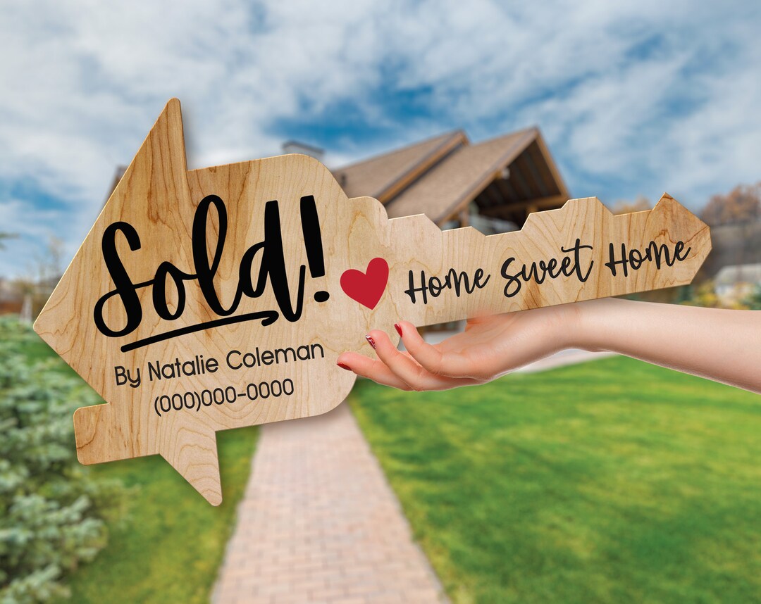 Sold! Home Sweet Home Wooden Key Sign, Custom Wood Key Sign, Wooden Key ...