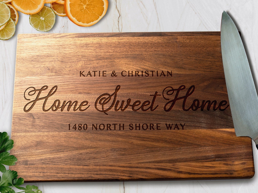 Housewarming Cutting Board, Housewarming Gift, Personalized Cutting ...