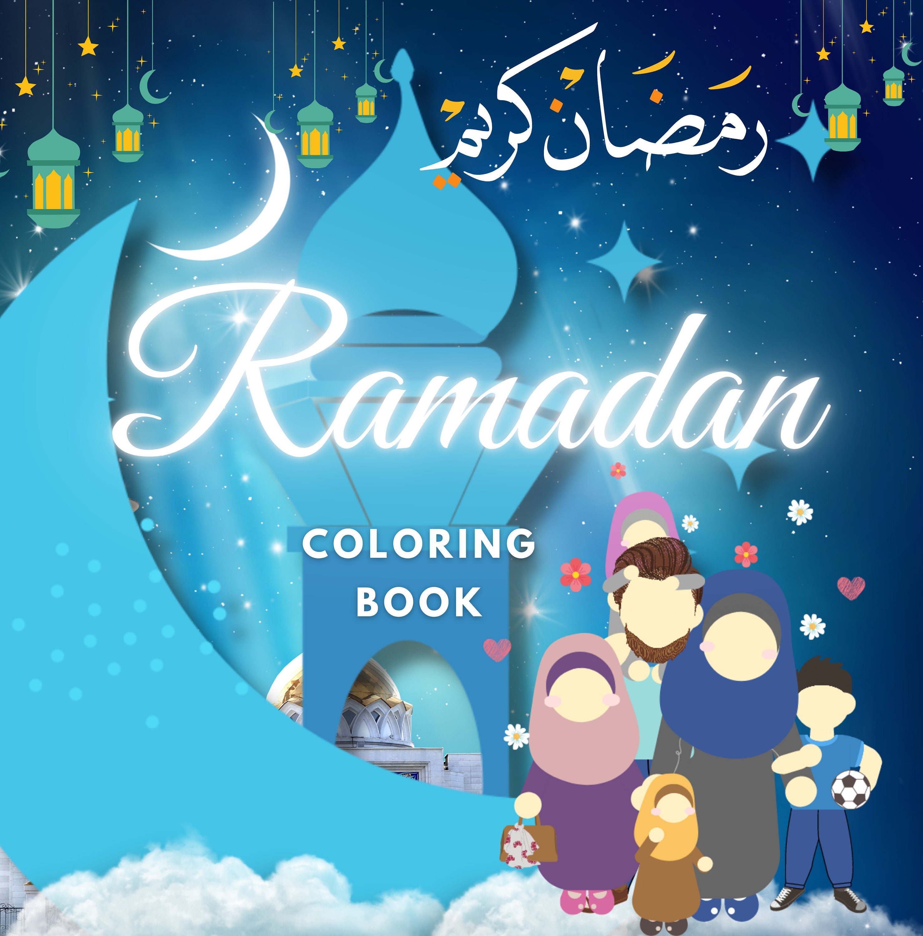 Ramadan Coloring Book for Kids, Islamic Books for Kids, Eid Gift, - Etsy