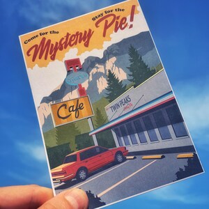 DIRECTED by DAVID LYNCH Stickers 5-pack Twin Peaks Postcard - Etsy