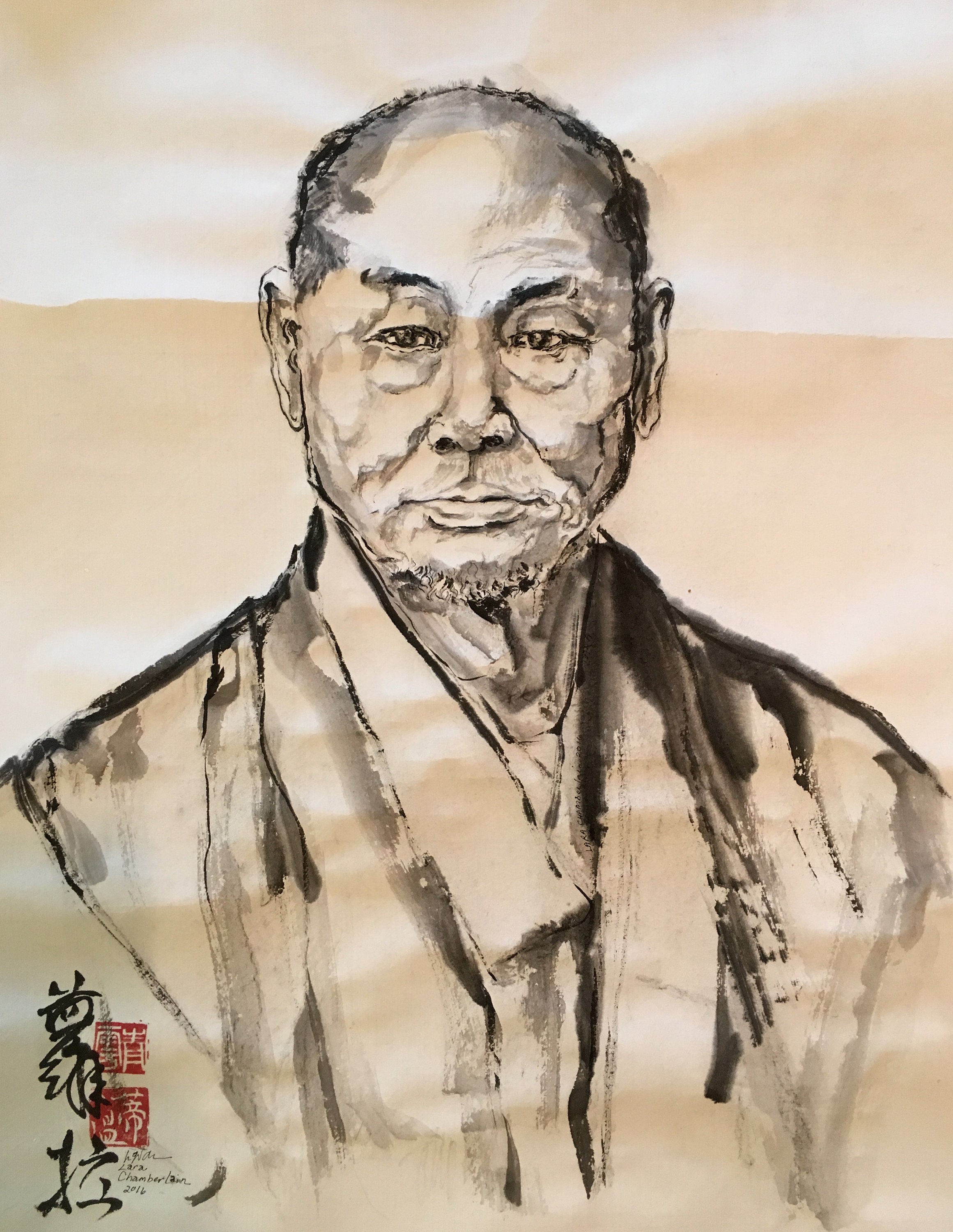 Karate Masters Portraits - Nagamine Shoshin, Nagamine Takayoshi, Motobu ...