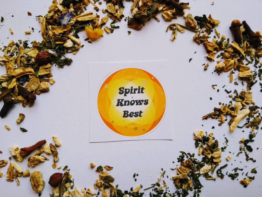 Spirit Knows Best Motivational Spiritual Mini Sticker - Etsy
