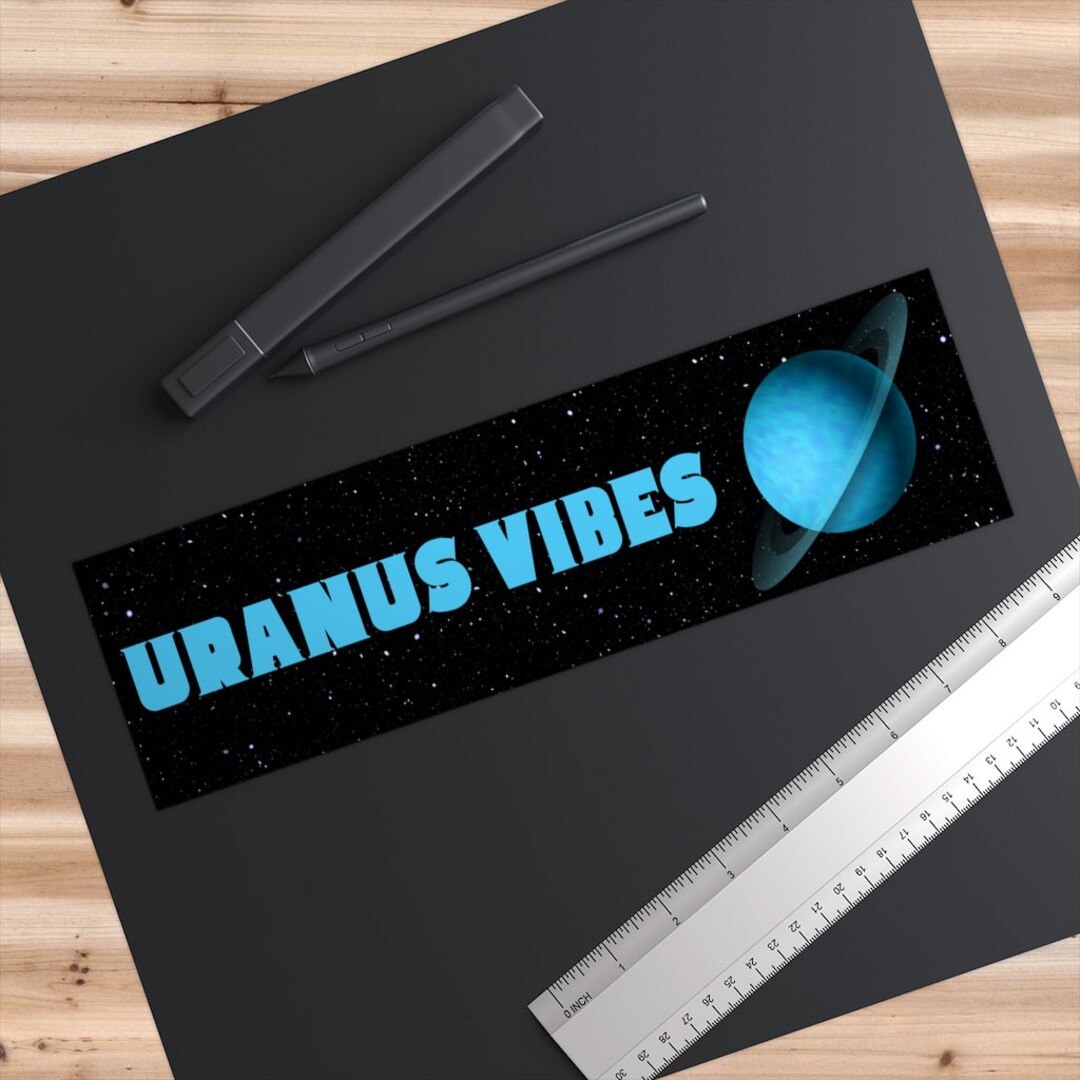 Uranus Vibes Sticker - Laptop | Bumper | Luggage - Etsy