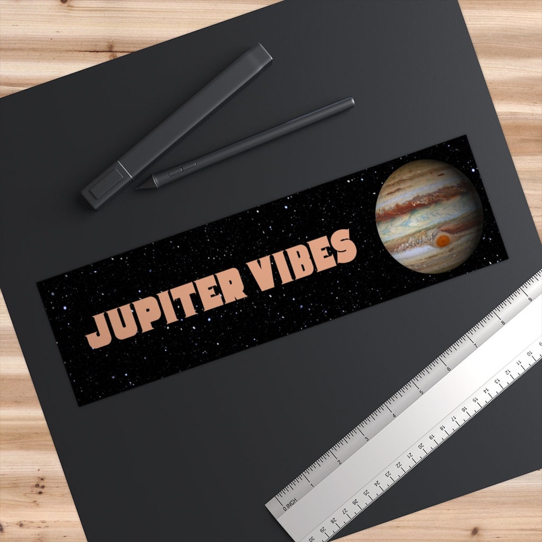 Jupiter Vibes Sticker - Laptop | Bumper | Luggage - Etsy