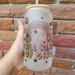 One in A Melon Glass Can//custom Glass Cup//summer Cup - Etsy