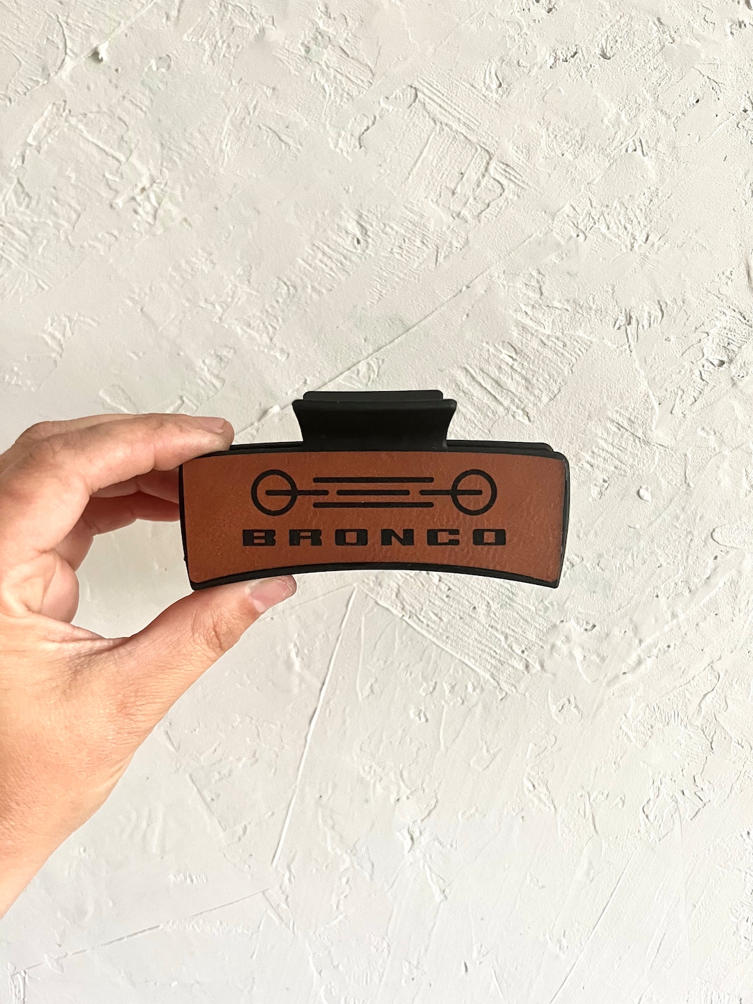 Ford Bronco Leatherette Hair Clip | Claw Clip - Etsy