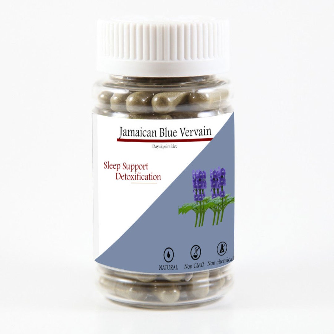 Vervain Natural Blue Vervain Capsule Extract Verbena - Etsy