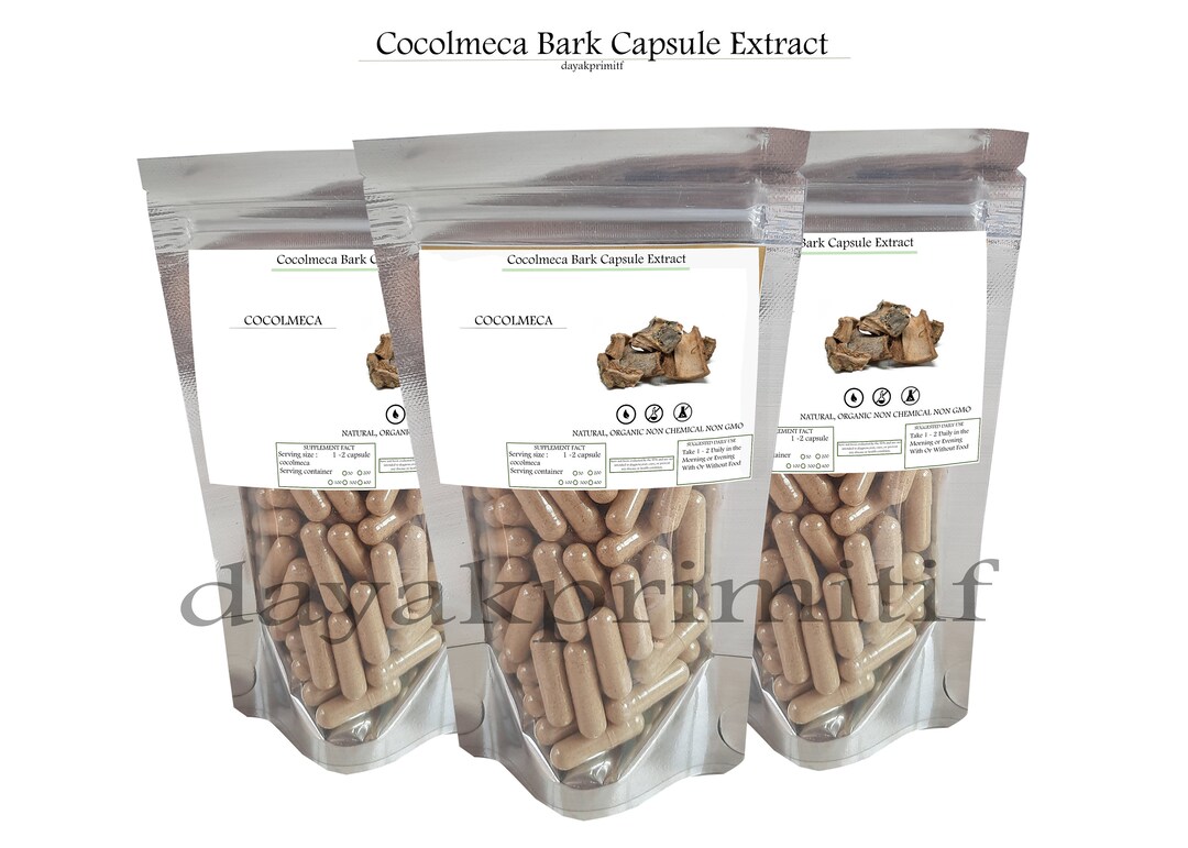 Cocolmeca Bark Capsule Extract Phaseolus Roots Vegetarian Capsule ...