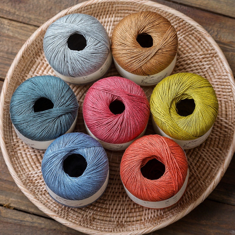 Linen Threadhand Knitting Thread, DIY Stick Needle Thread, Crochet ...