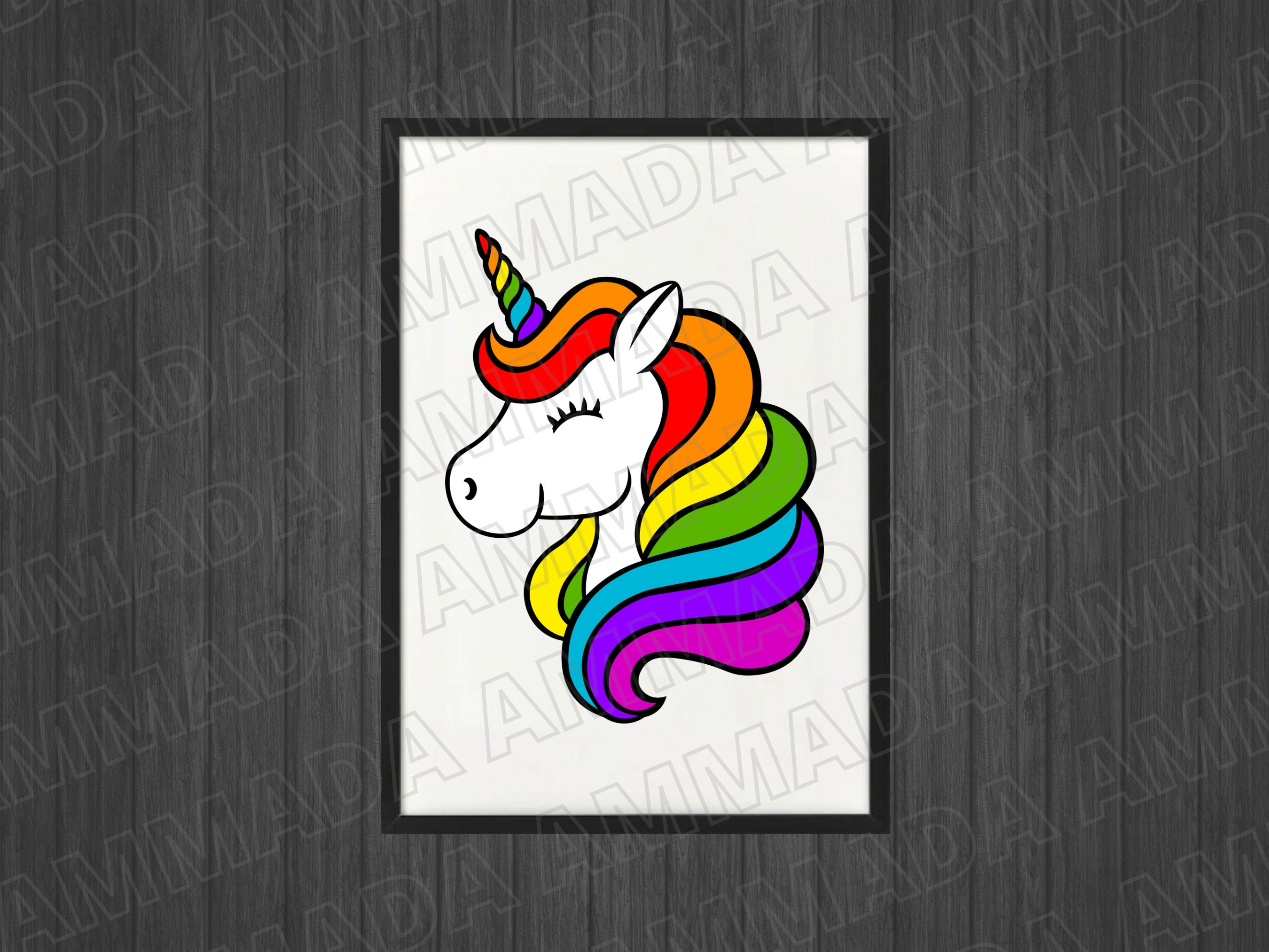 Unicorn Bundle SVG, Rainbow Unicorn SVG, Baby Unicorn SVG, Instant ...