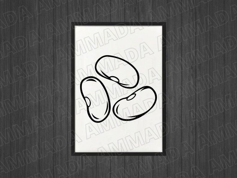 Beans SVG, Bean Seeds SVG, Instant Download, Printable Image - Etsy