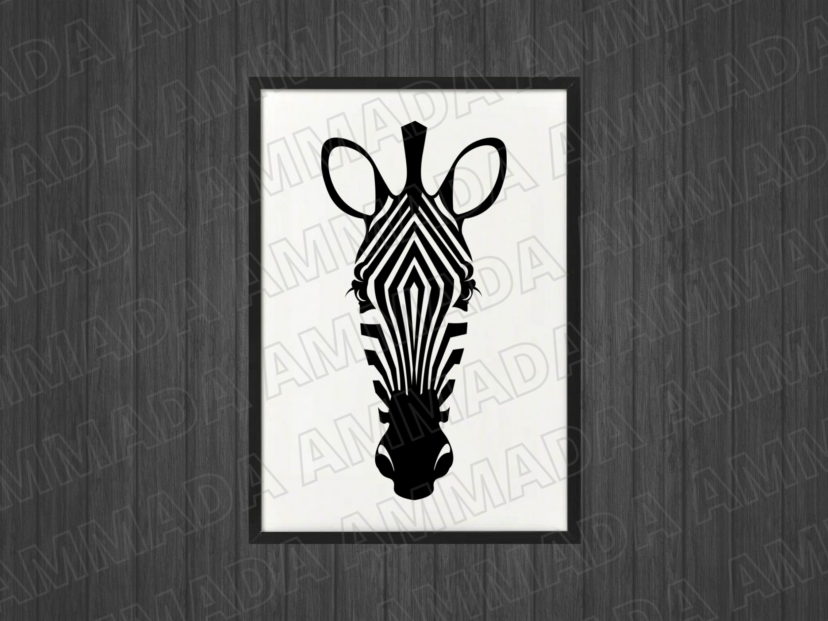 Zebra SVG, Zebra Face SVG, Zebra PNG, Zebra Silhouette, Instant ...