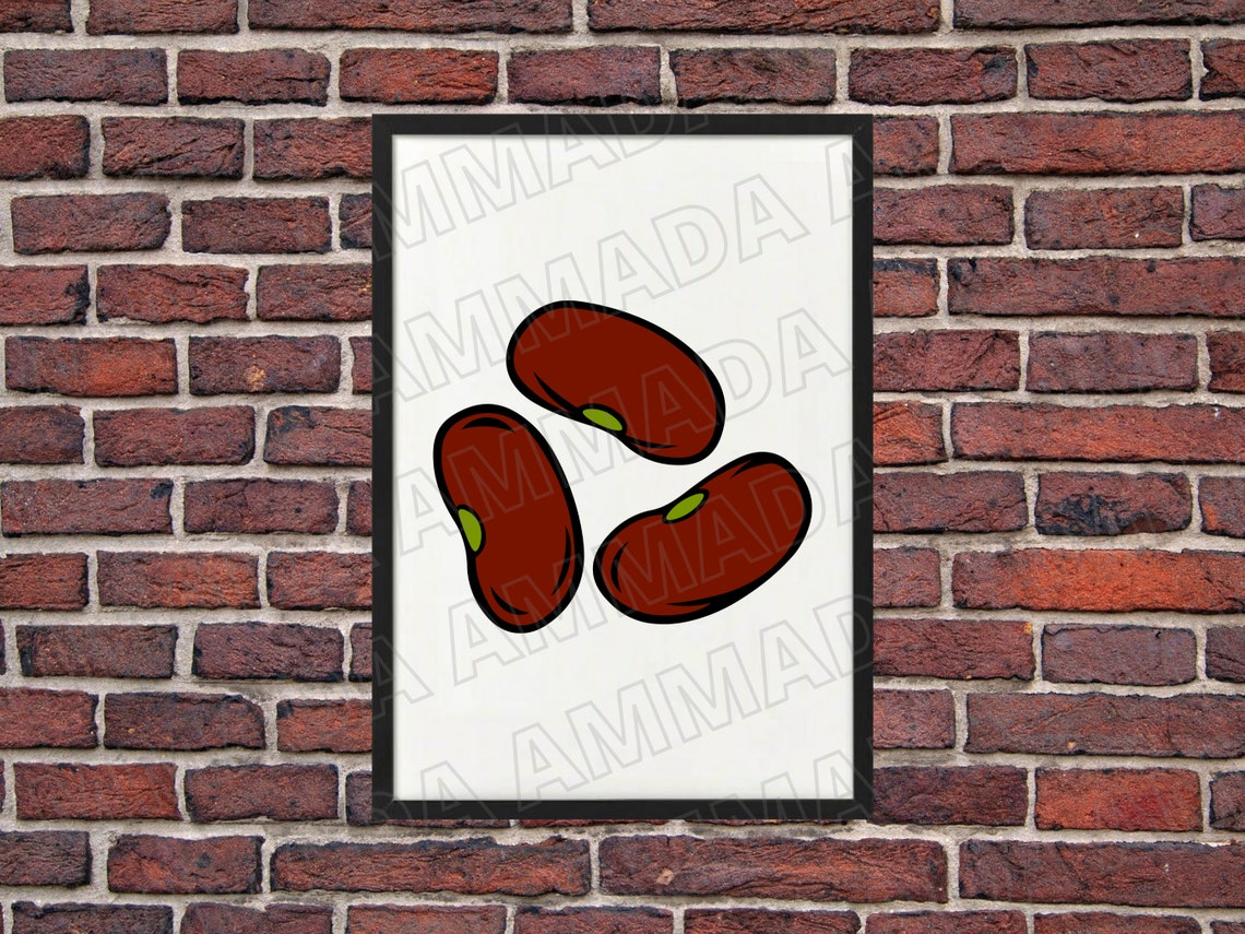 Beans SVG, Red Beans SVG, Instant Download, Printable Image - Etsy