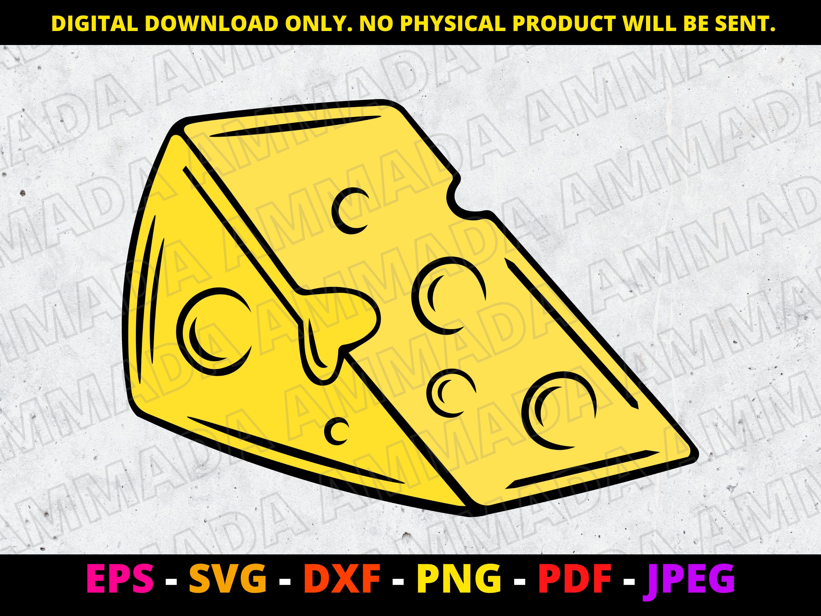 Cheese SVG, Cheese Vector, Instant Download, Printable Image - Etsy