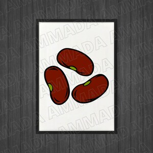 Beans SVG, Red Beans SVG, Instant Download, Printable Image - Etsy