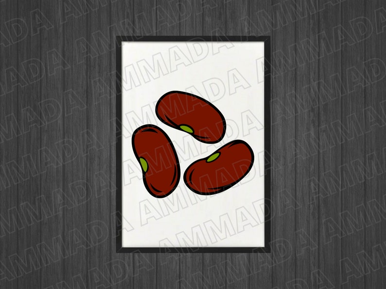 Beans SVG, Red Beans SVG, Instant Download, Printable Image - Etsy