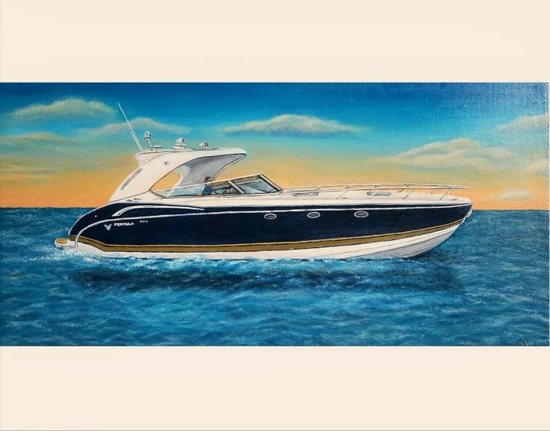 Custom Boat Painting - Etsy