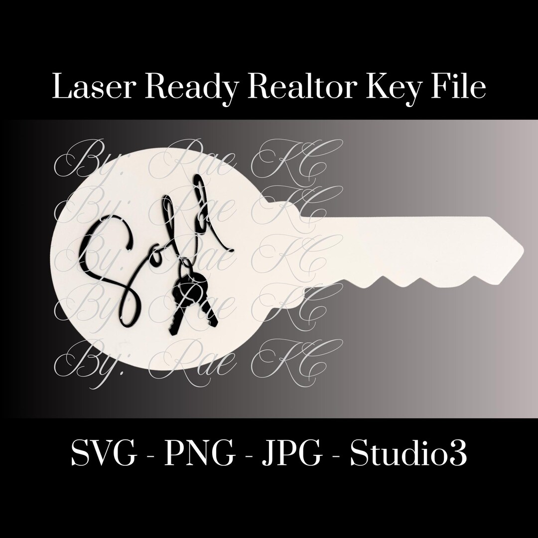 Laser Ready Realtor Key - Etsy