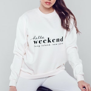 Hello Weekend, Long Island, New York Decal, SVG File, Digital Download ...