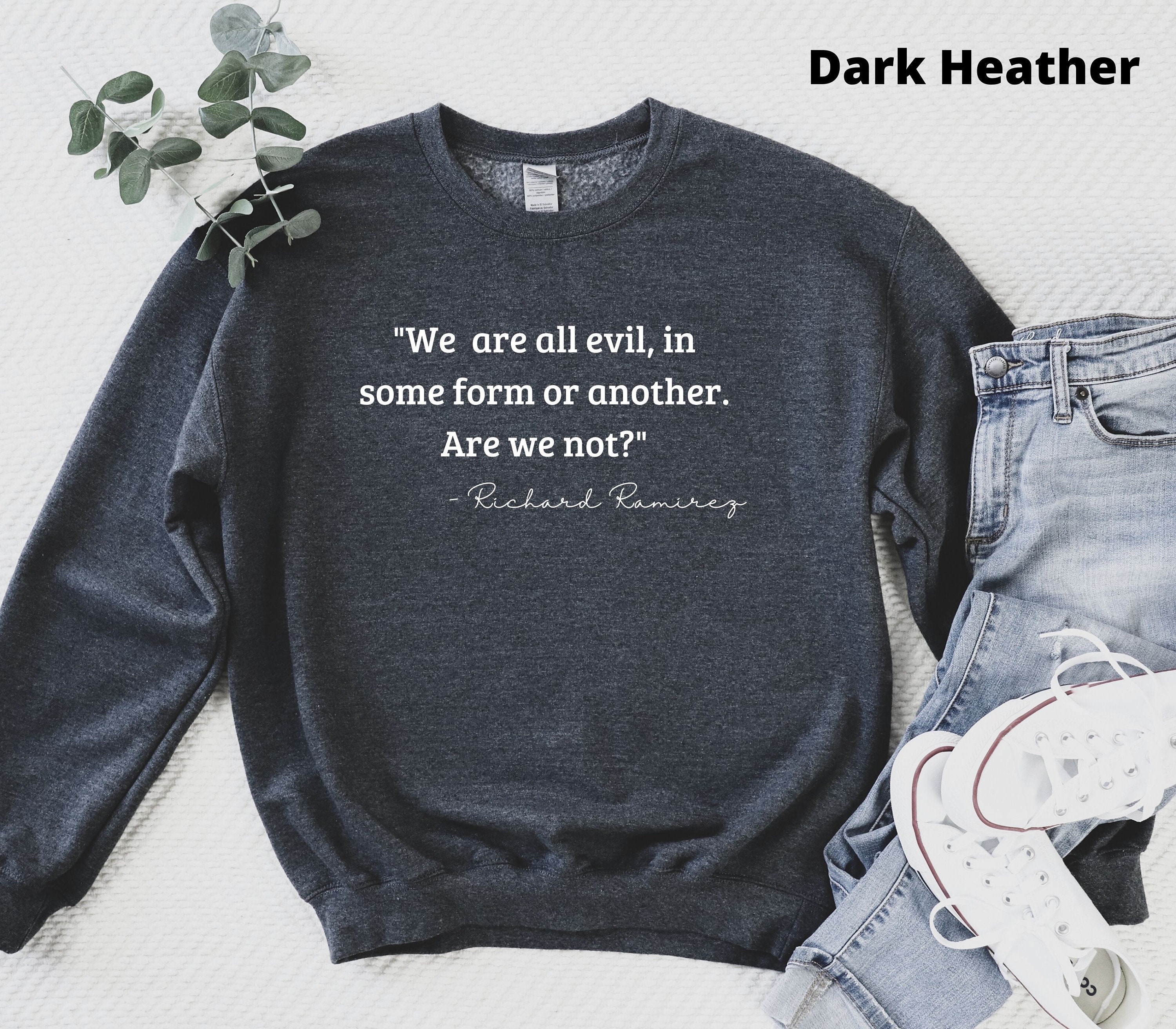 True Crime Sweater Richard Ramirez True Crime Sweatshirt | Etsy