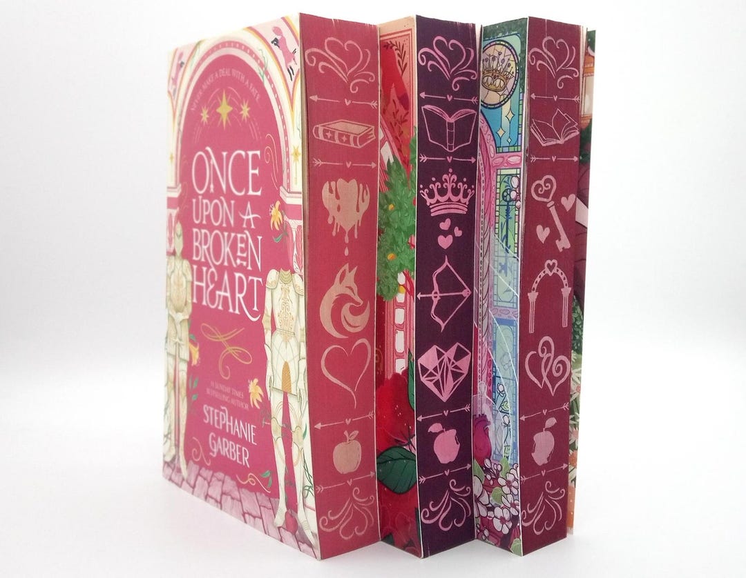 Once Upon A Broken Heart Series by Stephanie Garber | Stenciled Edges ...