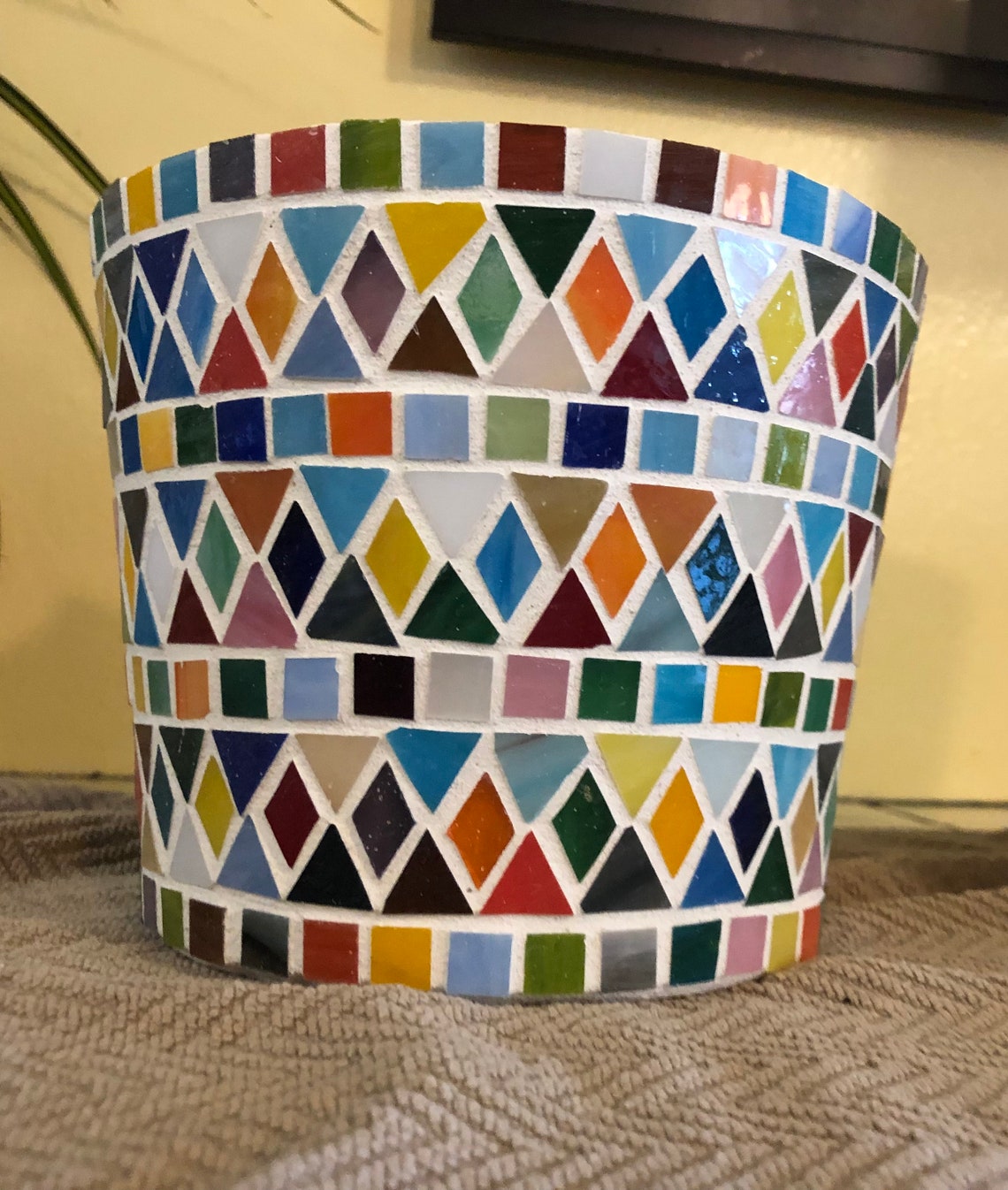 Pattern Rainbow White Grout - Etsy