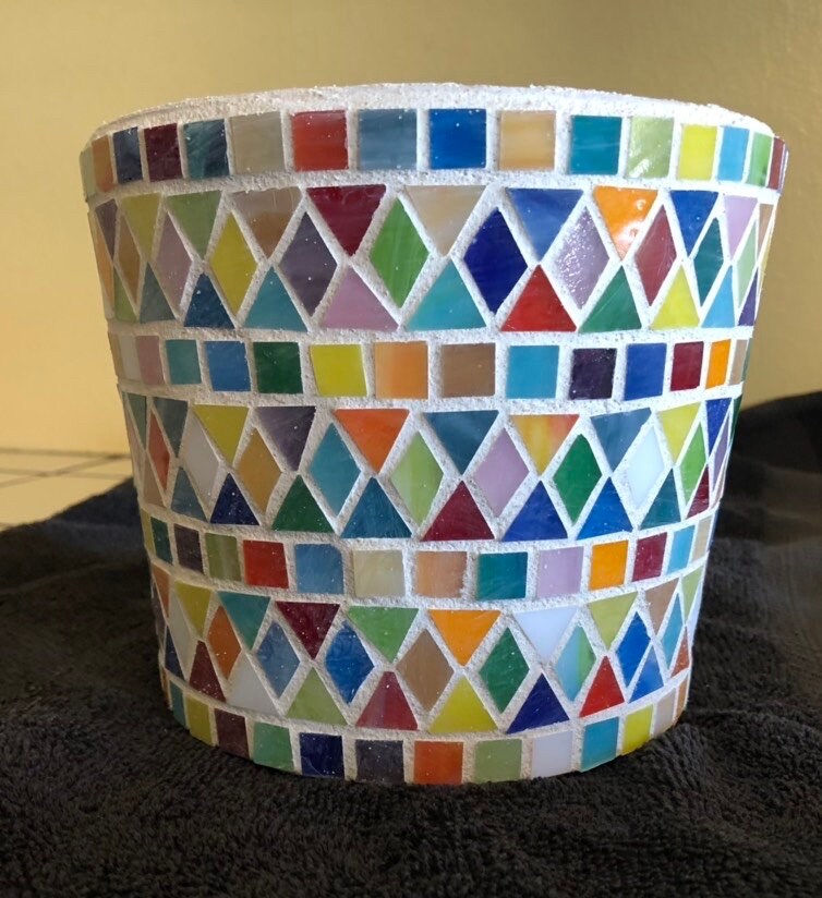Pattern Rainbow White Grout - Etsy