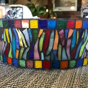 Succulent Mosaic Planter Zebra Stripes - Etsy