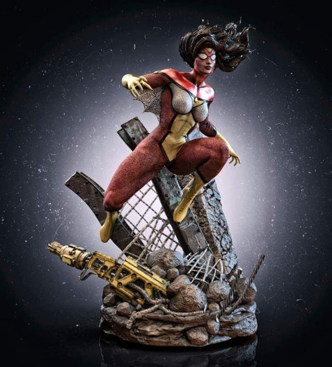 Spider Woman 3D STL Digital Figure File Format 3D Printer CNC | Etsy