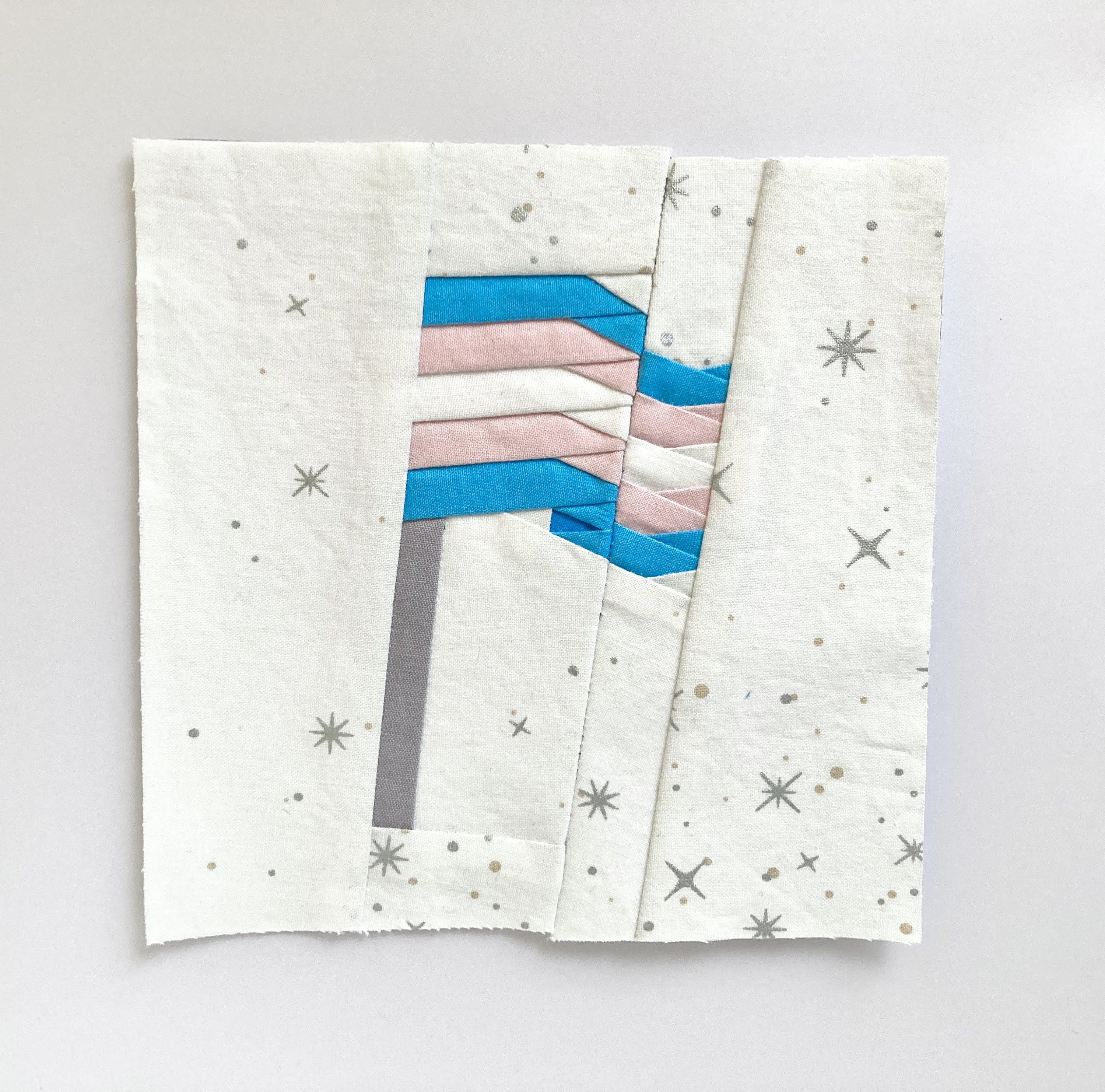 Pride Flag Foundation Paper Piecing/fpp Quilt Block Pattern, Digital ...