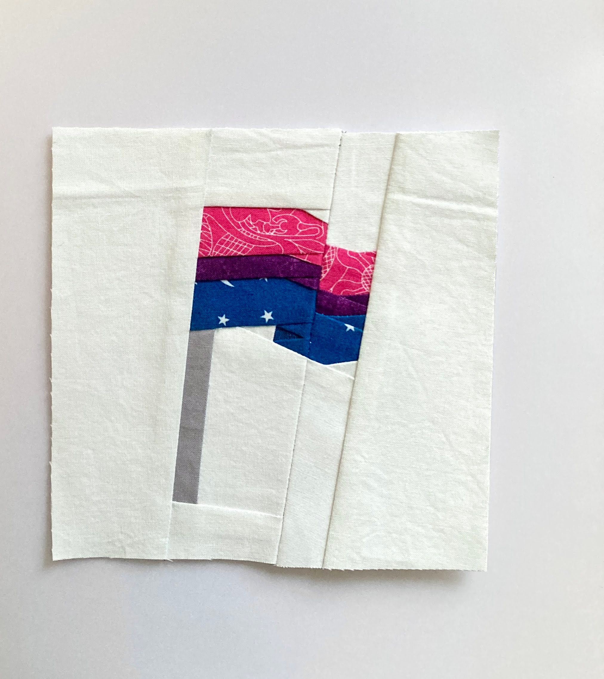 Pride Flag Foundation Paper Piecing/fpp Quilt Block Pattern, Digital ...