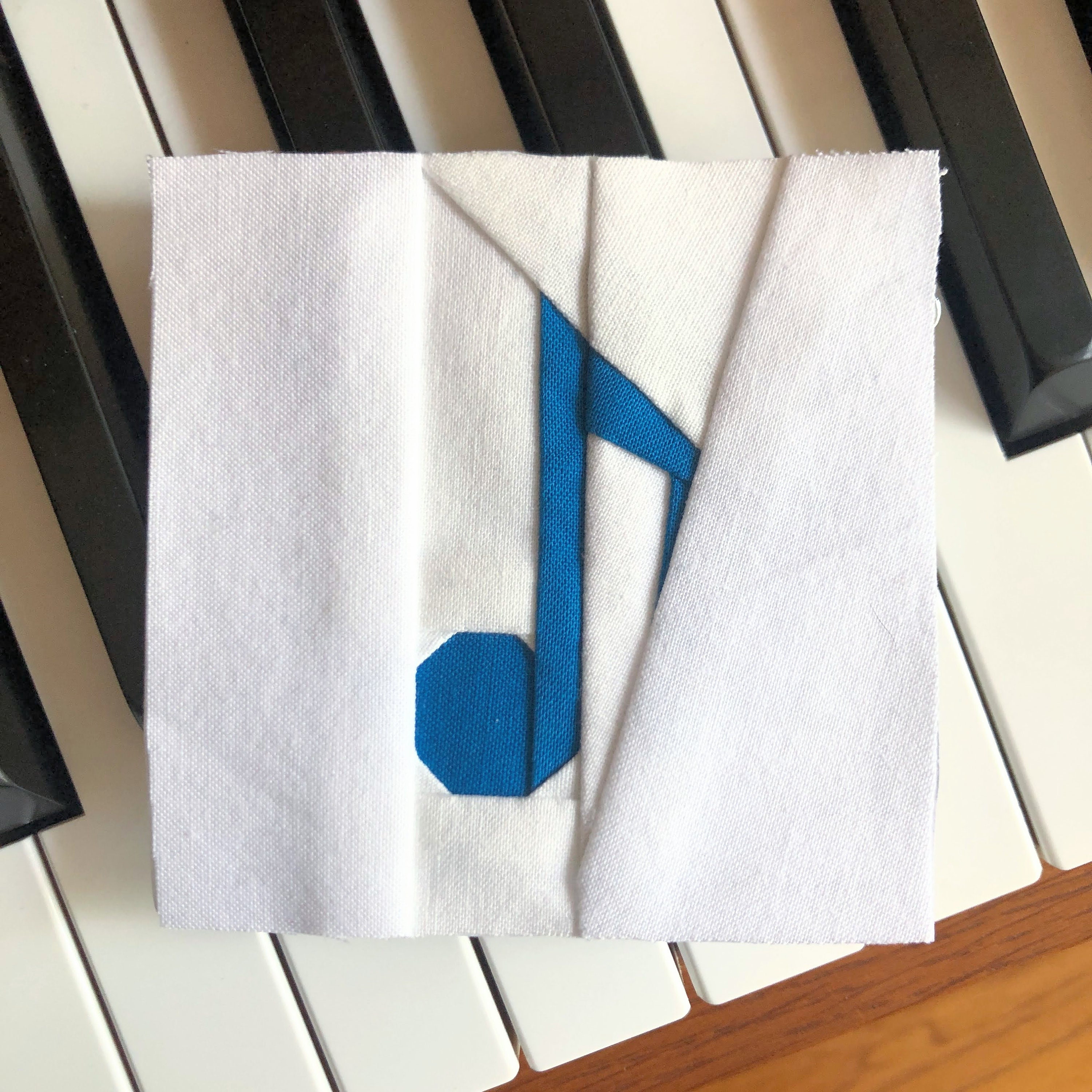 Music Note eighth Note Foundation Paper Piecing/fpp Quilt - Etsy