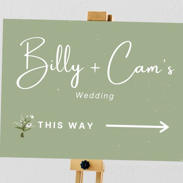 Printable Wedding Directional Signs - Etsy